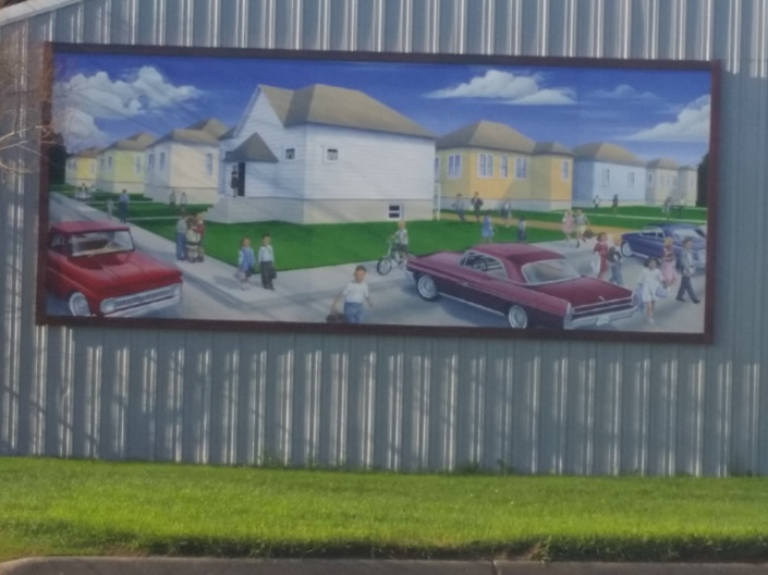 Disneyland School Mural – Rock Rapids